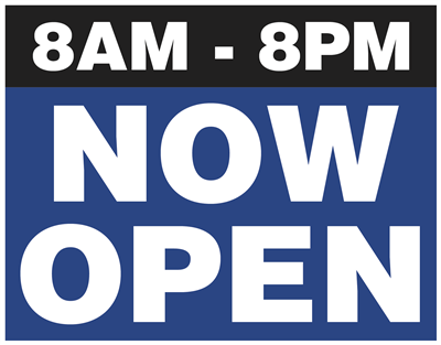 Yard Signs - Now Open